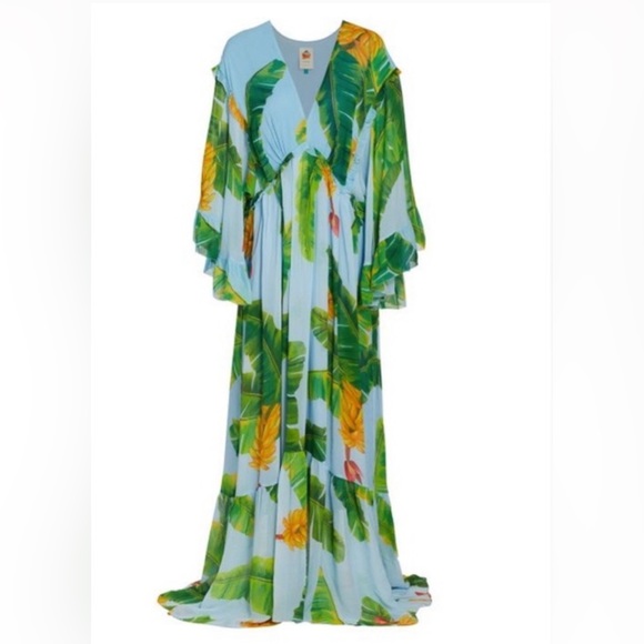 FARM Rio | Dresses | Nwt Farm Rio Fresh Bananas Maxi Dress | Poshmark